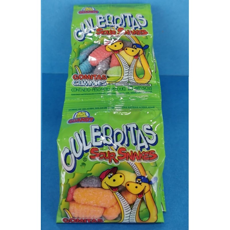 GUMMIES CULEBRAS TIRA 13GR 24UN