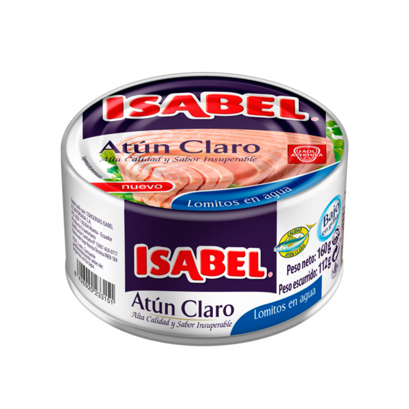 ATÚN EN AGUA ISABEL 160G